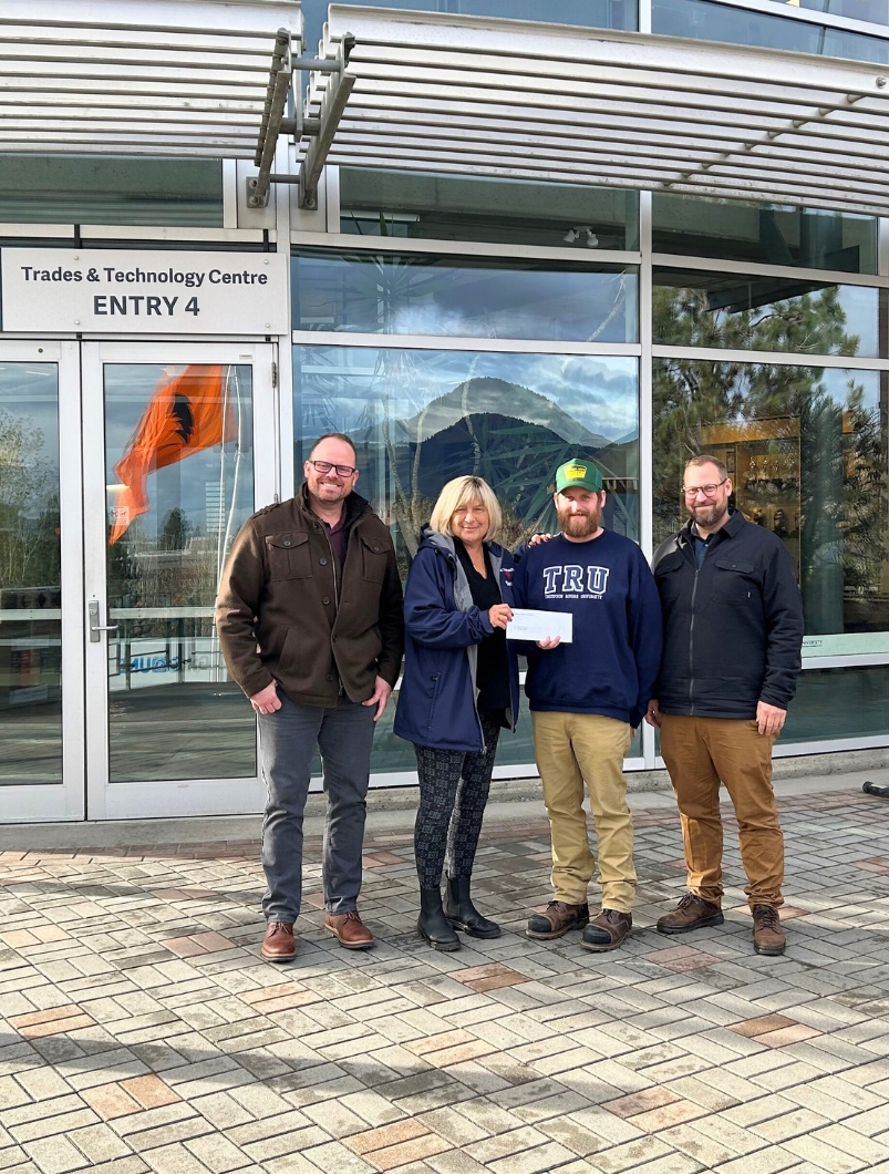 TRU student selected for the Luc Thibault Memorial Award // Dawson Civil